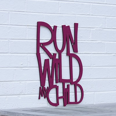 "Run Wild my Child" Wall Art - The Terry Janis Collection