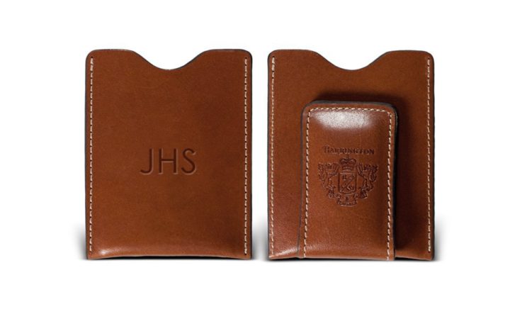 Personalized Leather Money Clip - The Terry Janis Collection