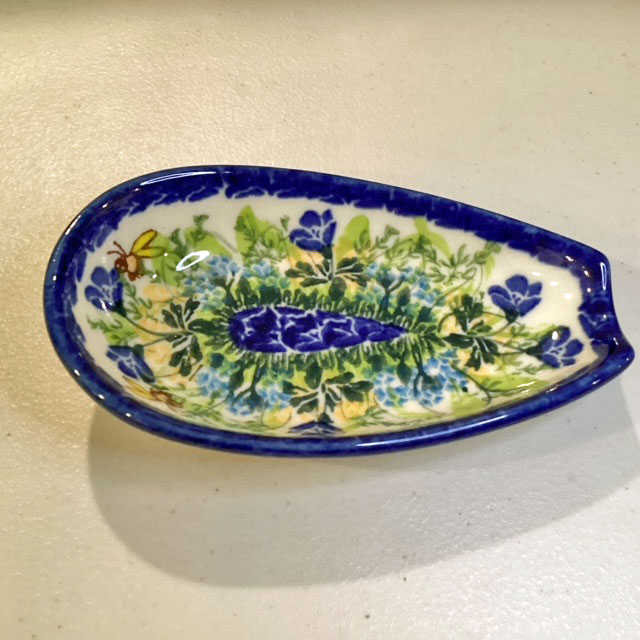 Polish Pottery Spoon Rest - The Terry Janis Collection