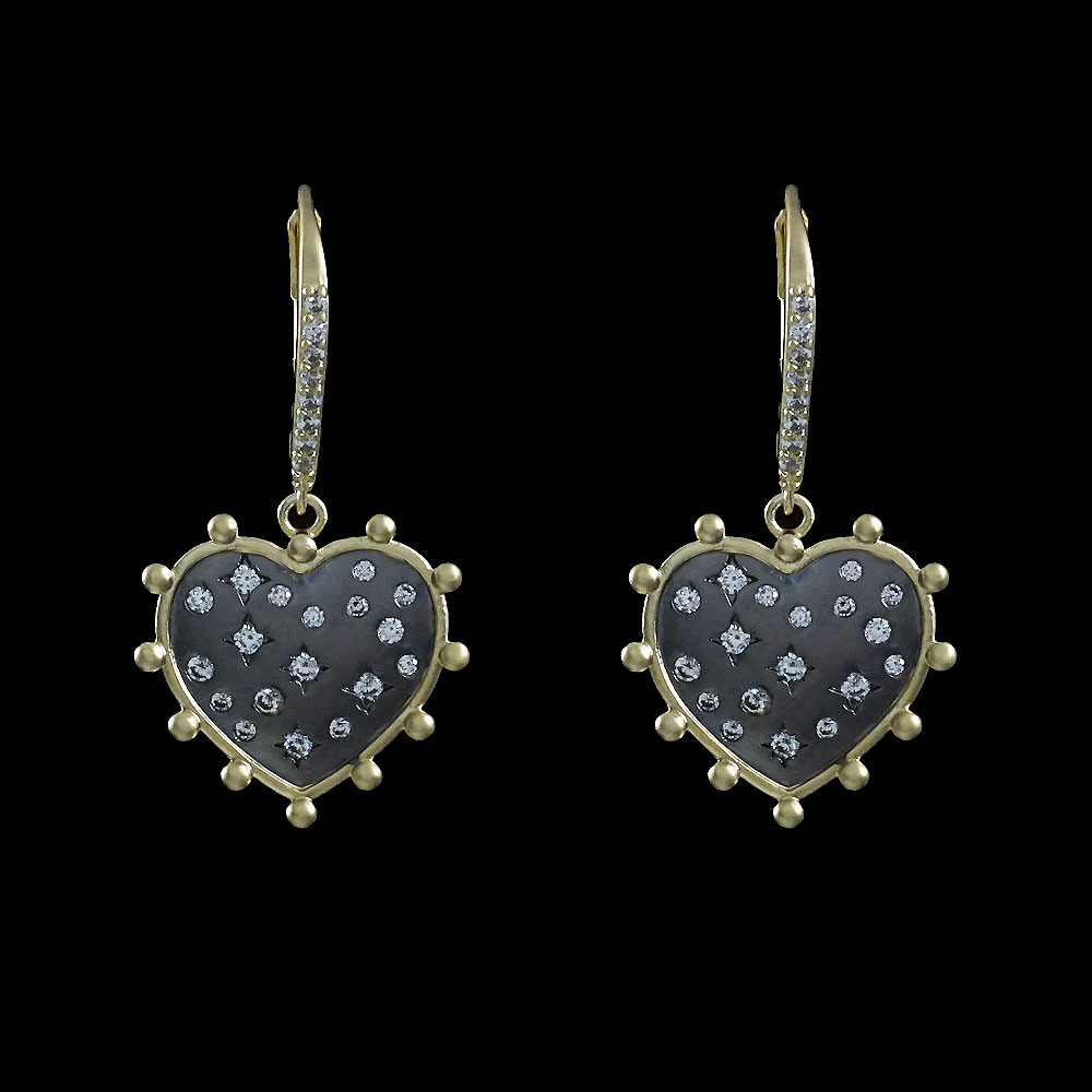 Gold Heart Earring - The Terry Janis Collection
