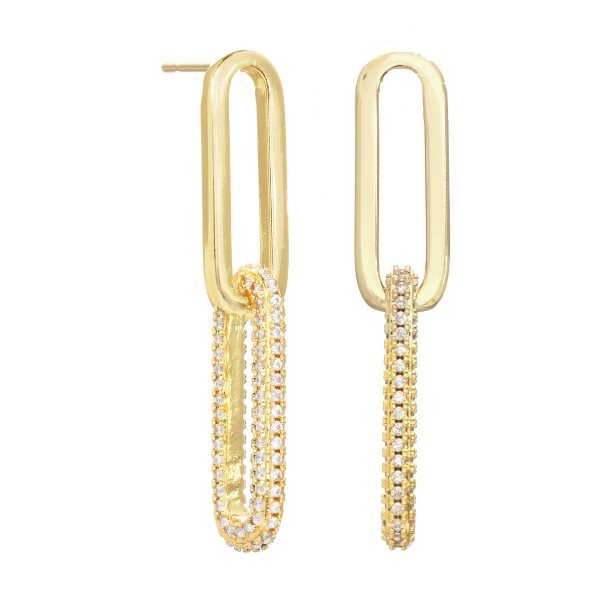 Emil Earrings - Clear - The Terry Janis Collection