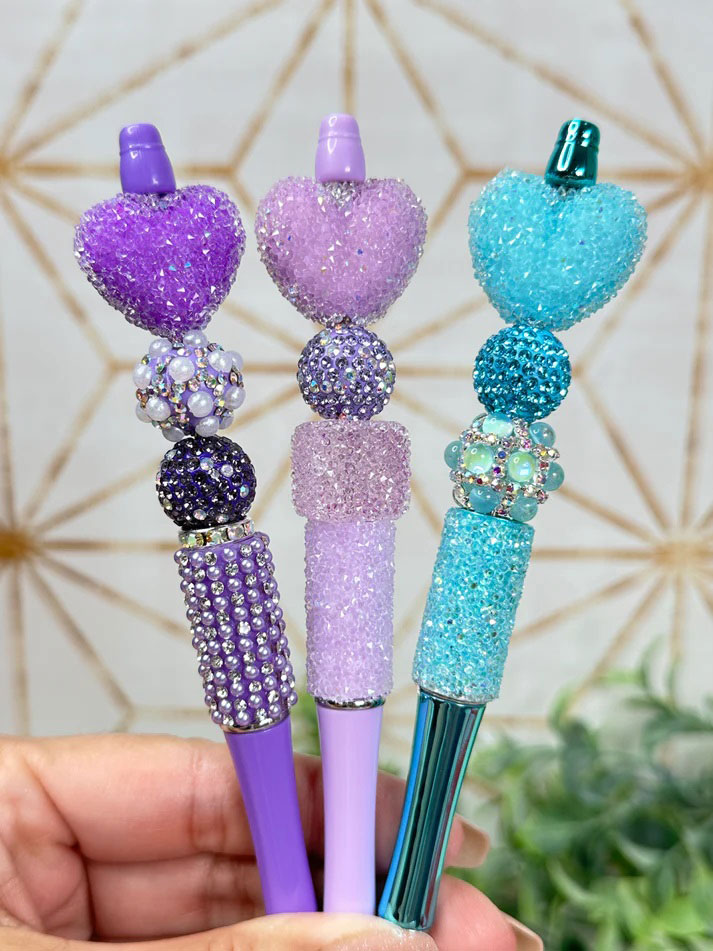 Sugar Heart Ballpoint Pens - Assorted Colors - The Terry Janis Collection